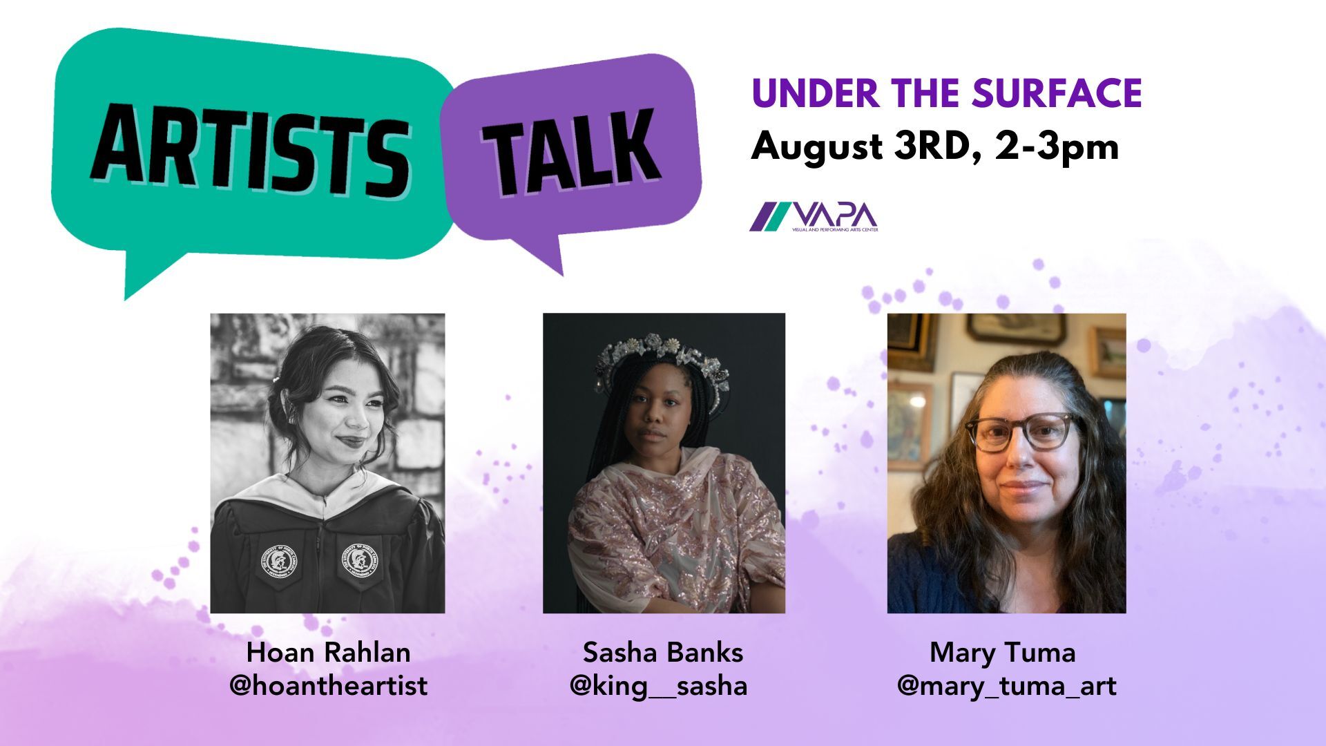 Artists Talk | THE VAPA CENTER